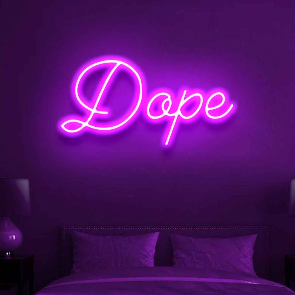 Dope Neon Sign - Elevate Your Space with Neon Brilliance – Neon Walls