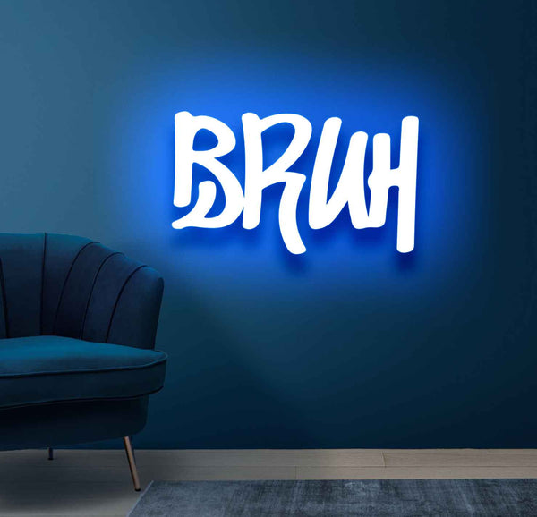 Bruh Neon Sign - Express with Neon Brilliance – Neon Walls