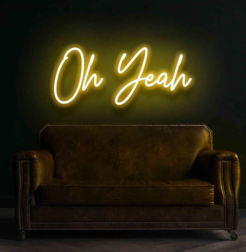 Oh Yeah Neon Sign - Express with Neon Elegance – Neon Walls