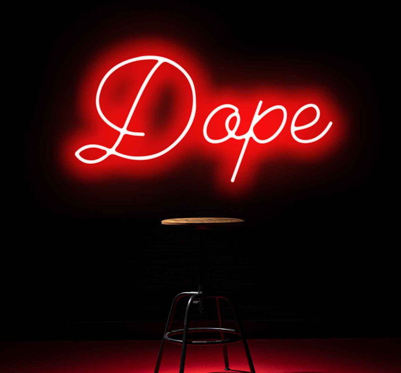 Dope Neon Sign - Elevate Your Space with Neon Brilliance – Neon Walls
