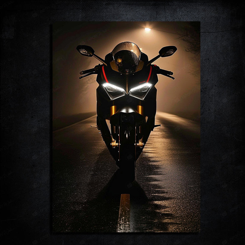 Ducati Heavy Bike | LED Neon Frame Poster (Large) – Neon Walls