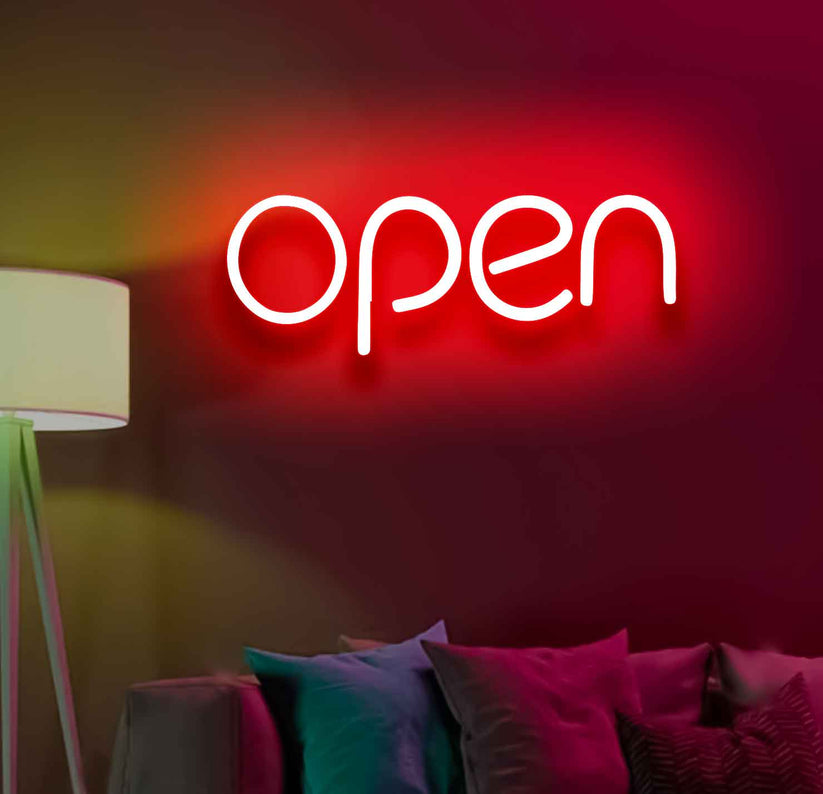 Neon Light Open Sign - Welcome with Brilliant Neon Illumination – Neon ...