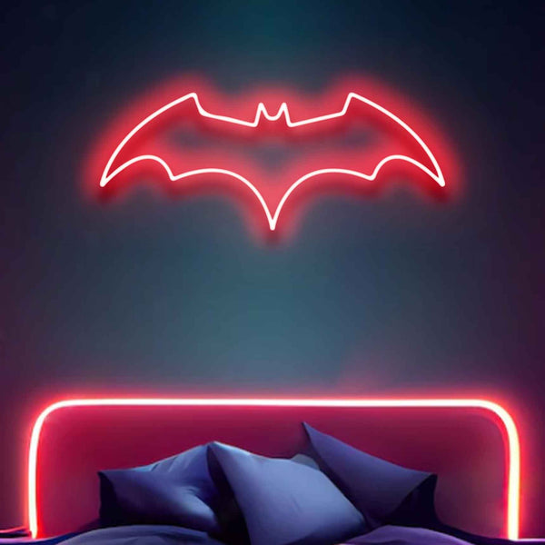 Neon Light Batman Sign - Embrace the Dark Knight with Neon Brilliance ...