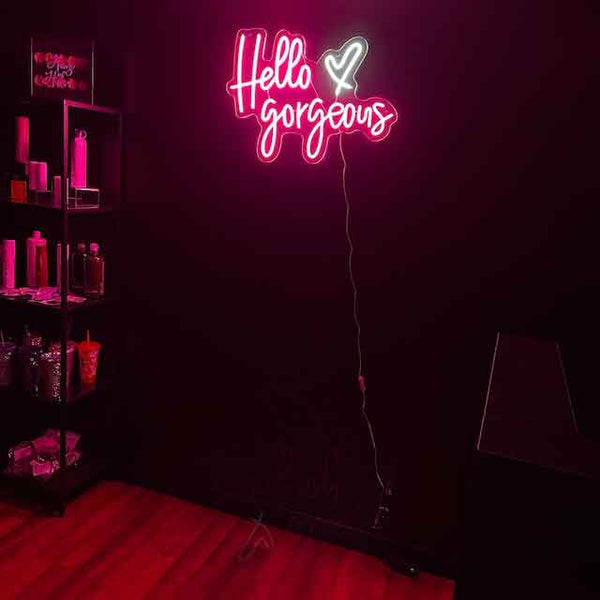 Hello Gorgeous Neon Sign – Neon Walls